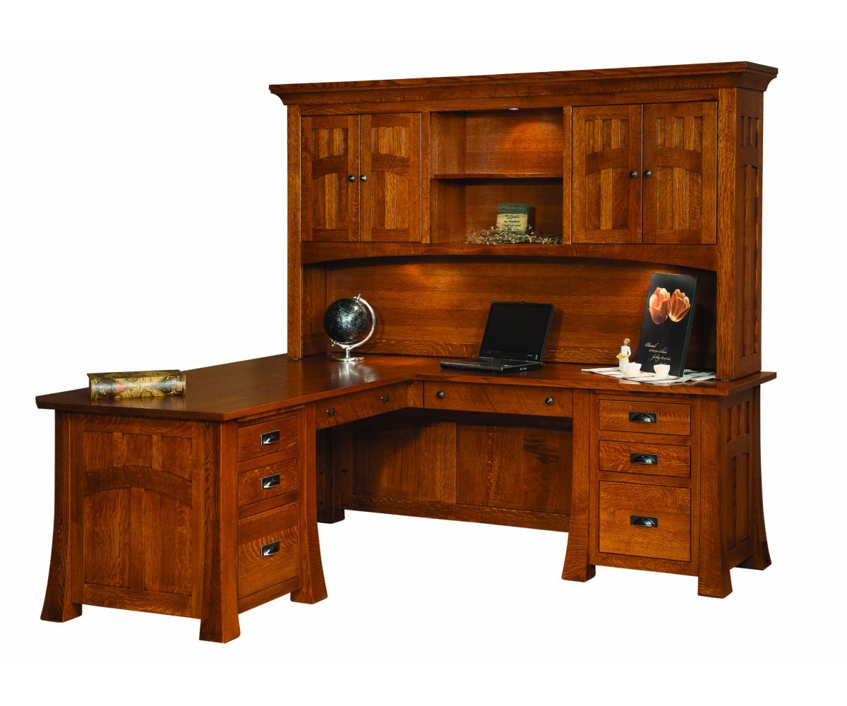 Bridgefort Mission Executive Desks - Vicki's Amish Traditions