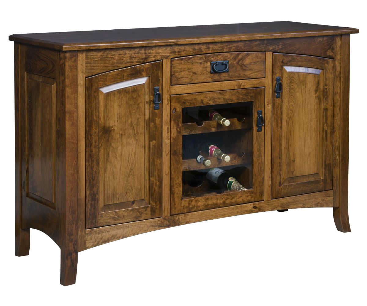 Cambria Sideboard Wine Rack - Vicki's Amish Traditions