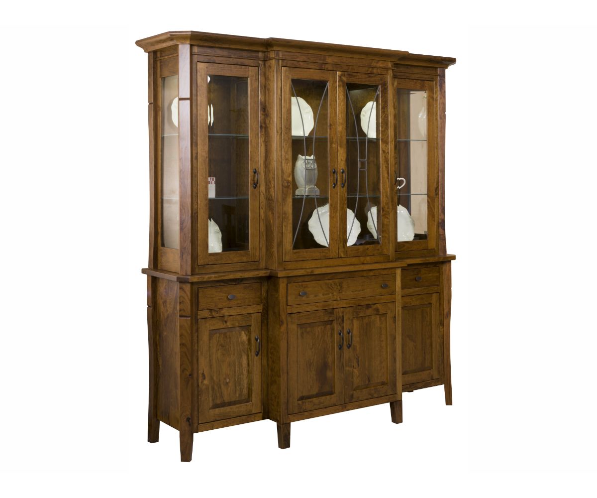 Candice 4 Door Hutch - Vicki's Amish Traditions