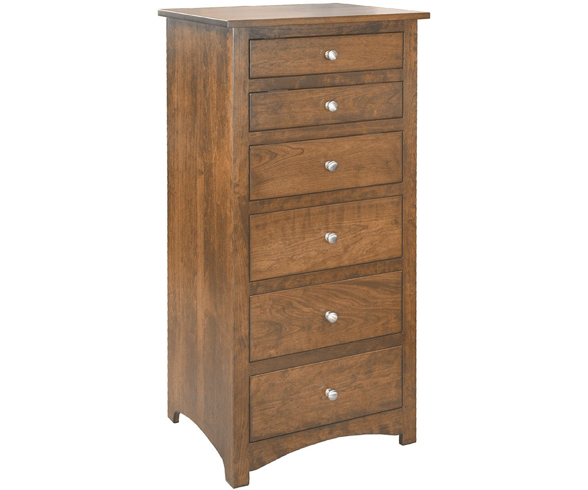 Shaker 6 Drawer Lingerie Chest - Vicki's Amish Traditions